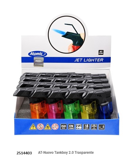 ATOMIC JET FLAME BLU TRASPARENTE TANKBOY 2.0 CF DA 20PZ 816805 ...